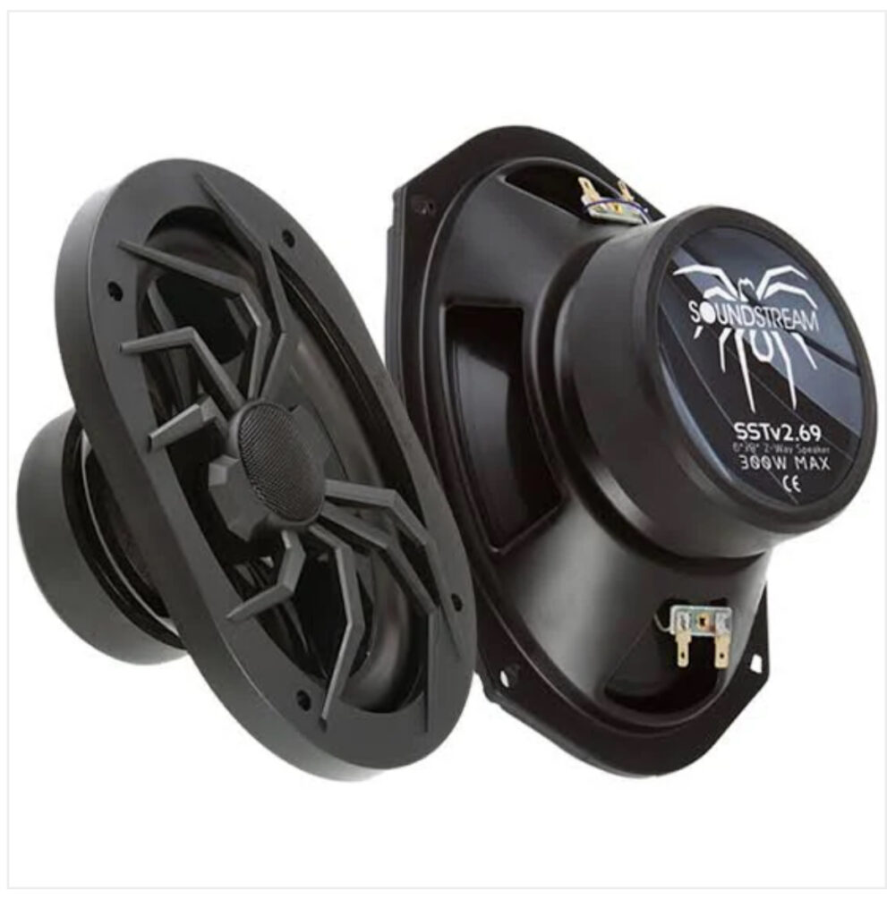 2 X SETS OF SOUNDSTREAM SST SPEAKERS WITH REFERENCE AMP – AMPLIFIED 4 ...